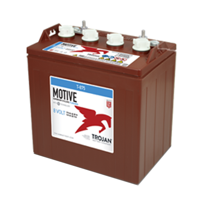 T-875 Trojan 8-Volt Deep Cycle Battery - Isle Golf Cars Inc.